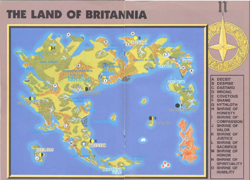 Nes Map For Ultima Iv Editable Codex Fandom Powered By Wikia